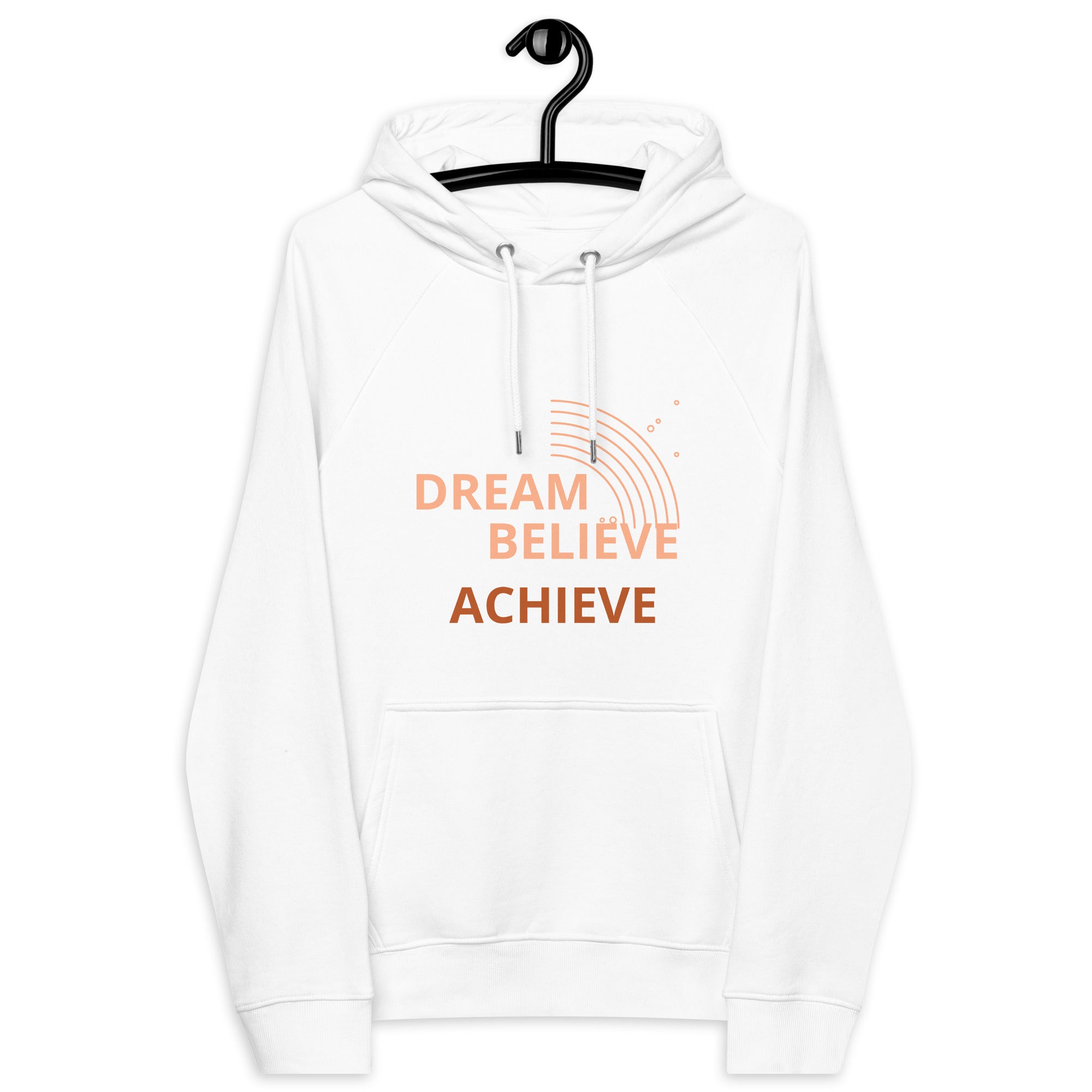Visionary Vogue: 'Dream Believe Achieve' Comfy Hoodie – ReposeFashion